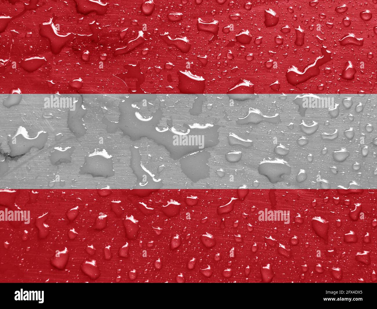 flag of Austria with rain drops Stock Photo - Alamy