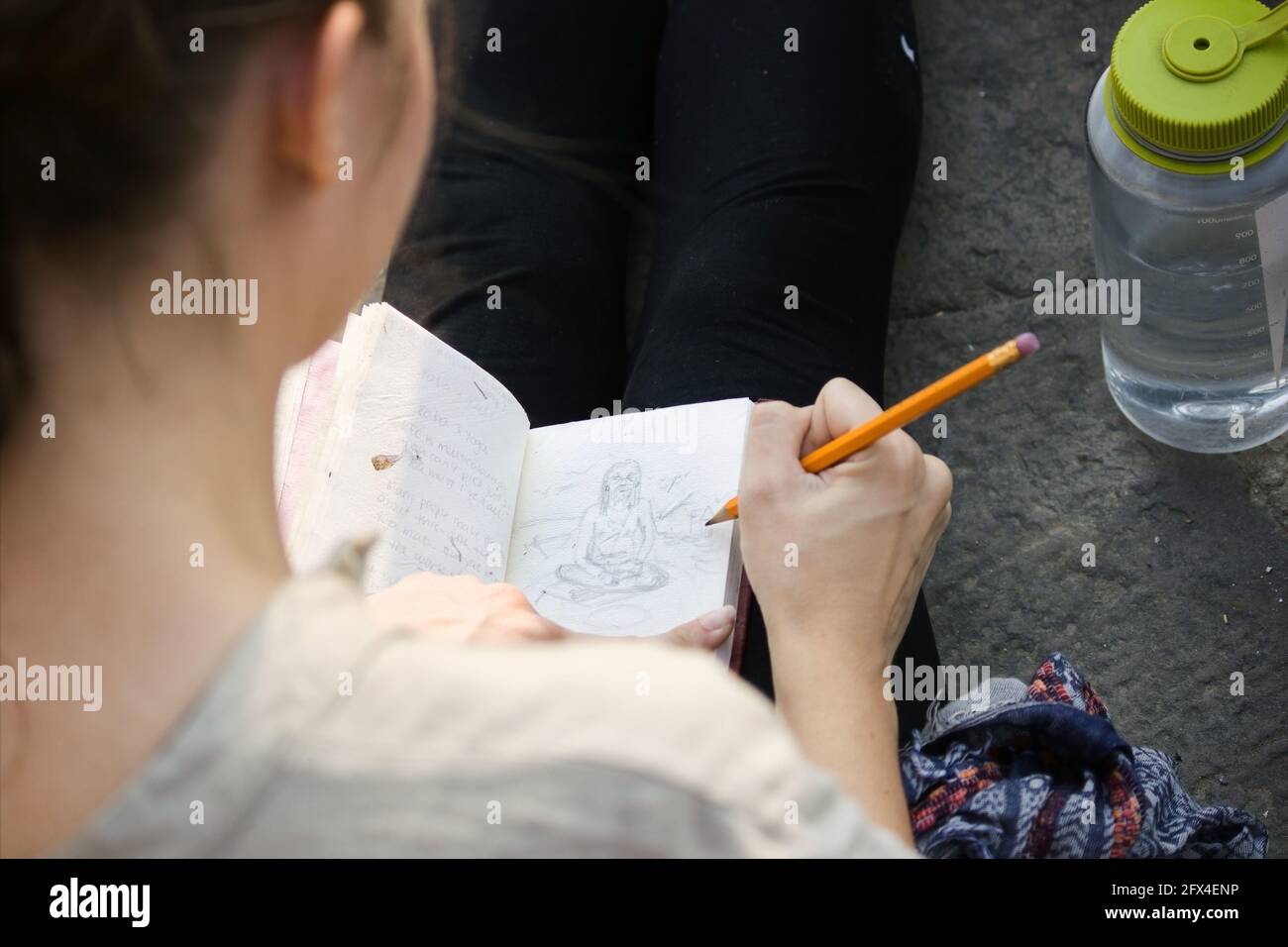 Over The Shoulder Shot Drawing