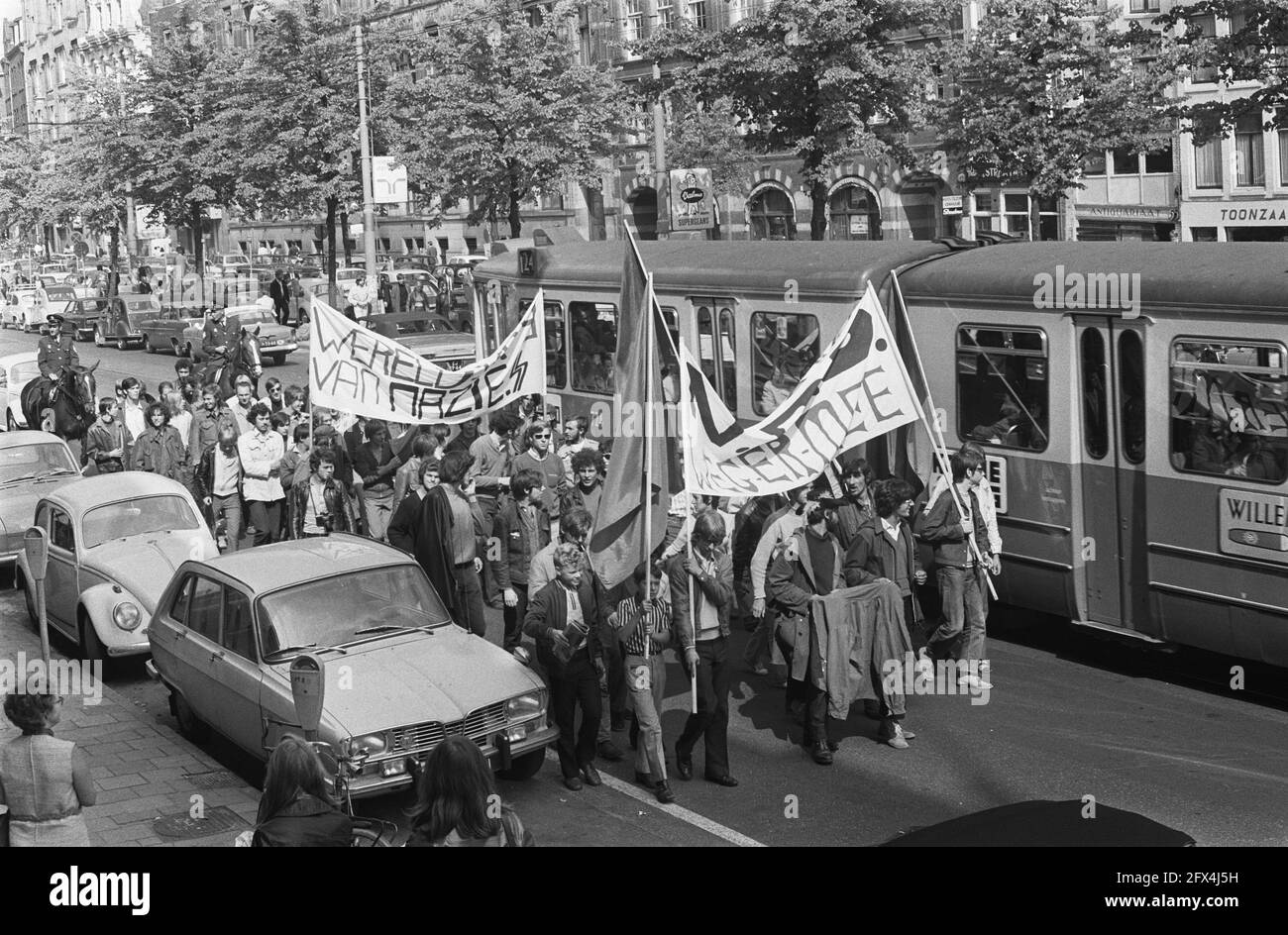 Demonstration against the neo-Nazi party in Germany the NPD in ...