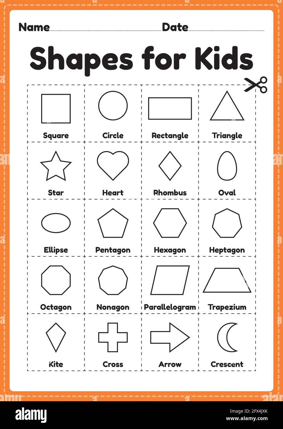Shapes Names For Kids
