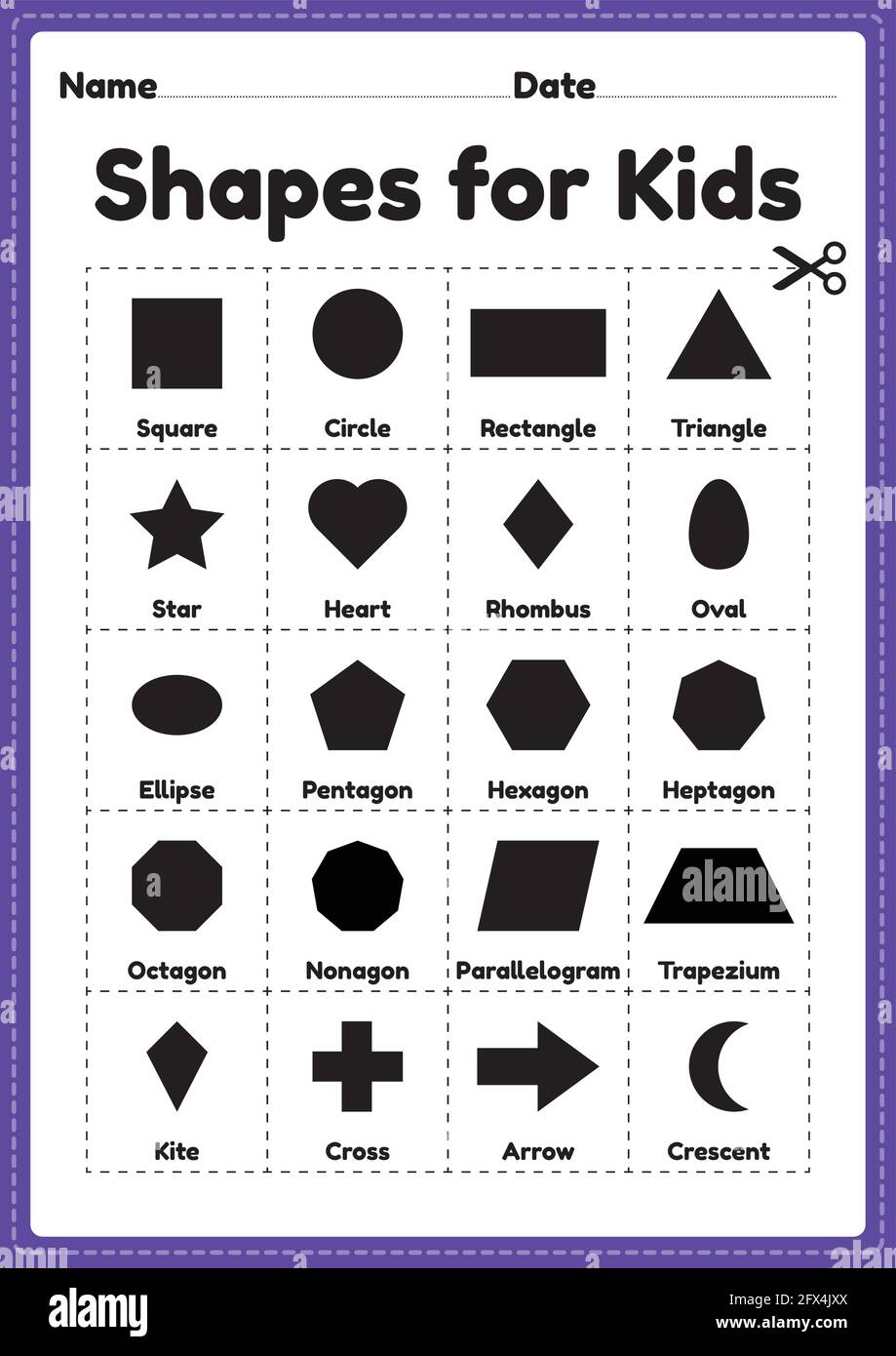 Types Of Shapes For Kids