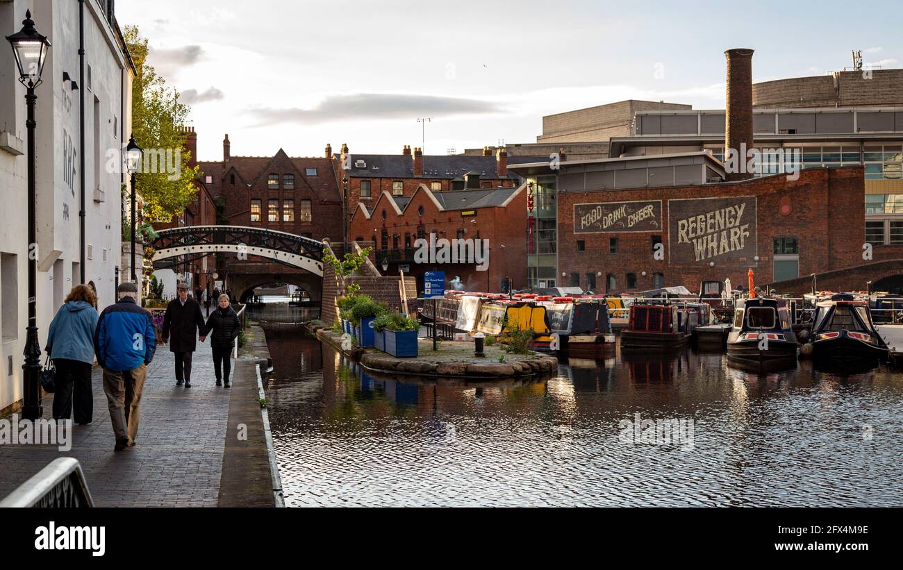 BIRMINGHAM, UK. The mixture of old and new architecture at Regency ...
