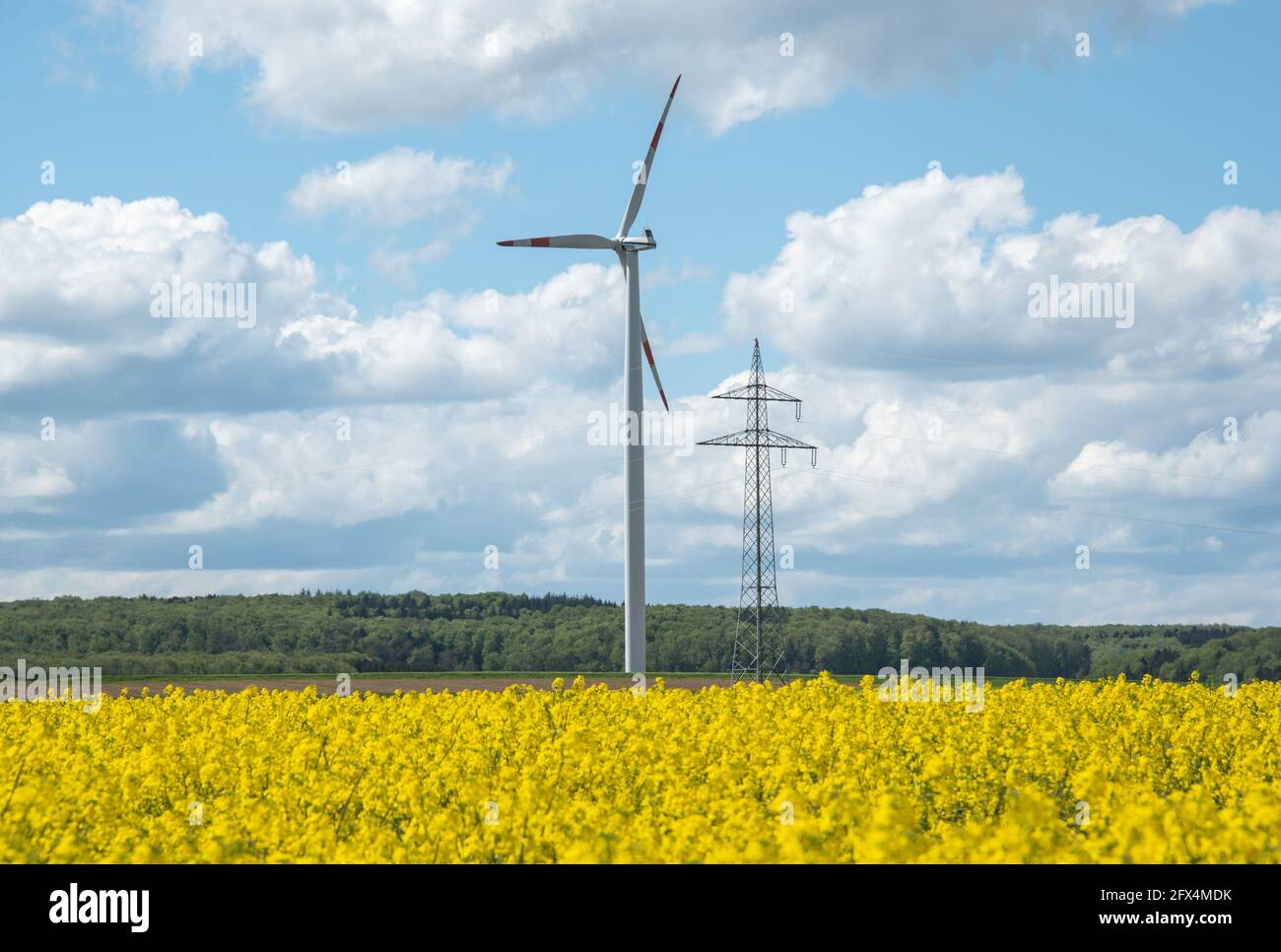 Lattice tower wind turbine hi-res stock photography and images - Alamy