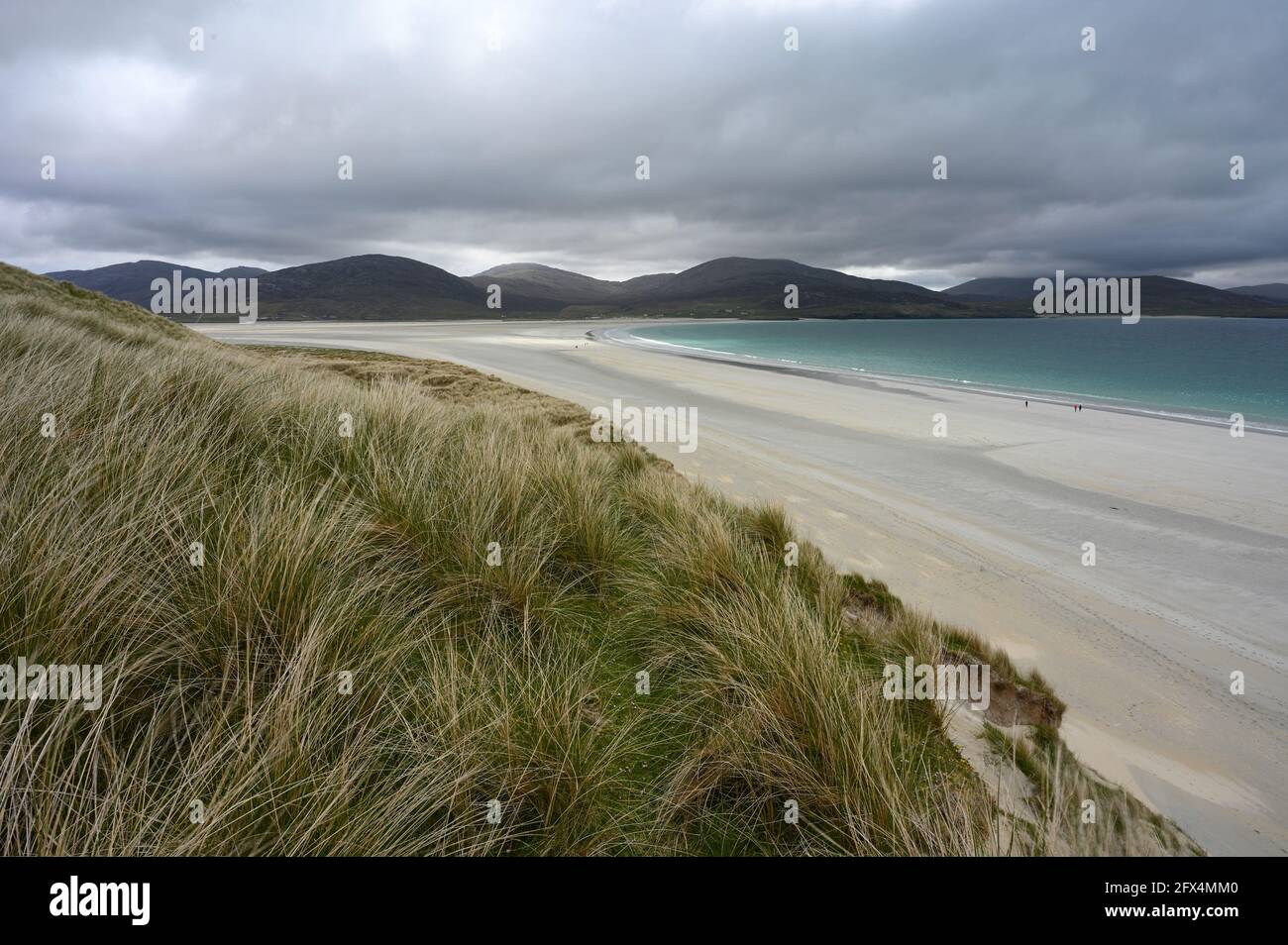 Panorama sea beach sand dunes uk hi-res stock photography and images ...