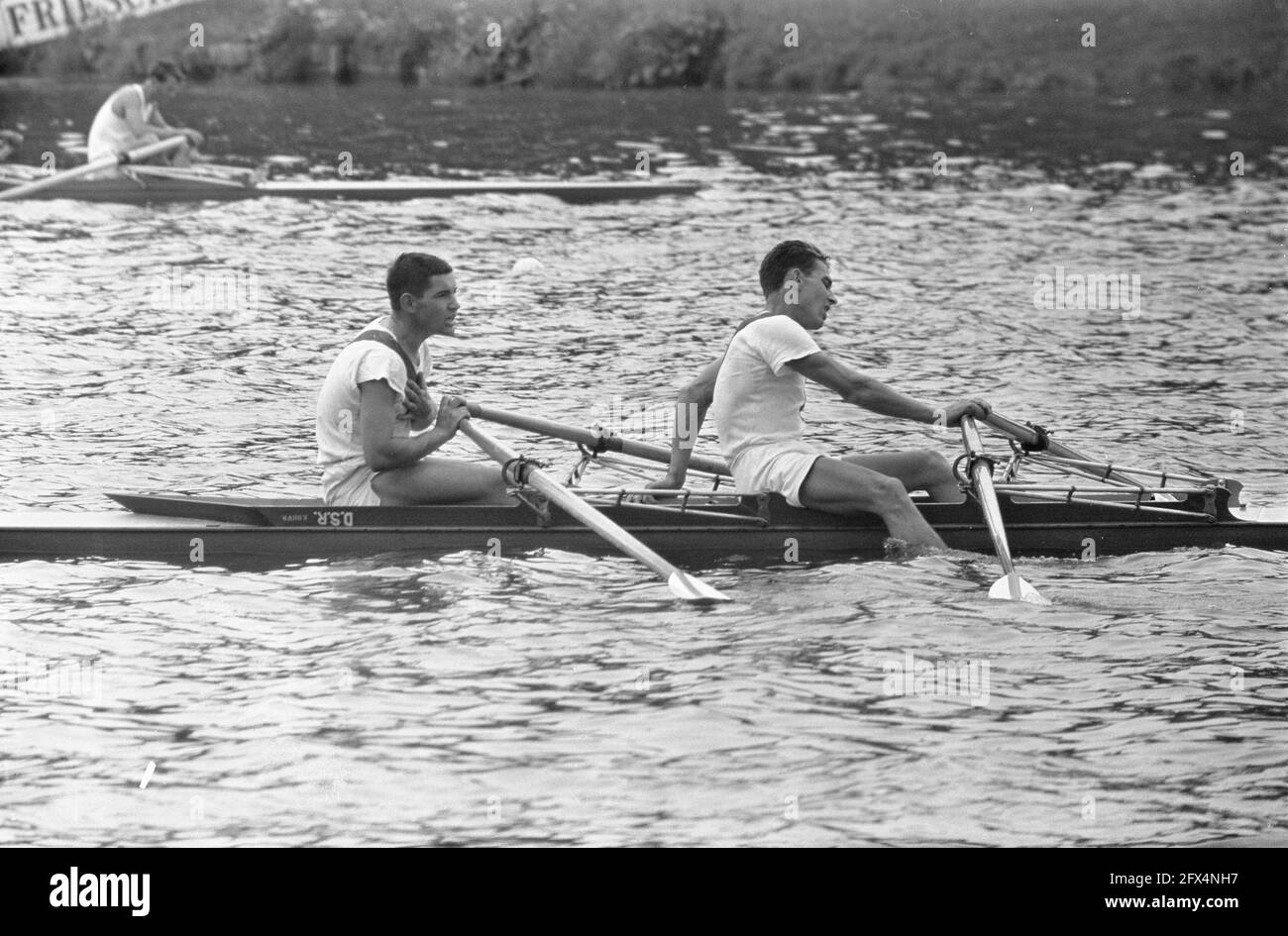 European rowing championships Bosbaan, German eight ceremono protocol ...