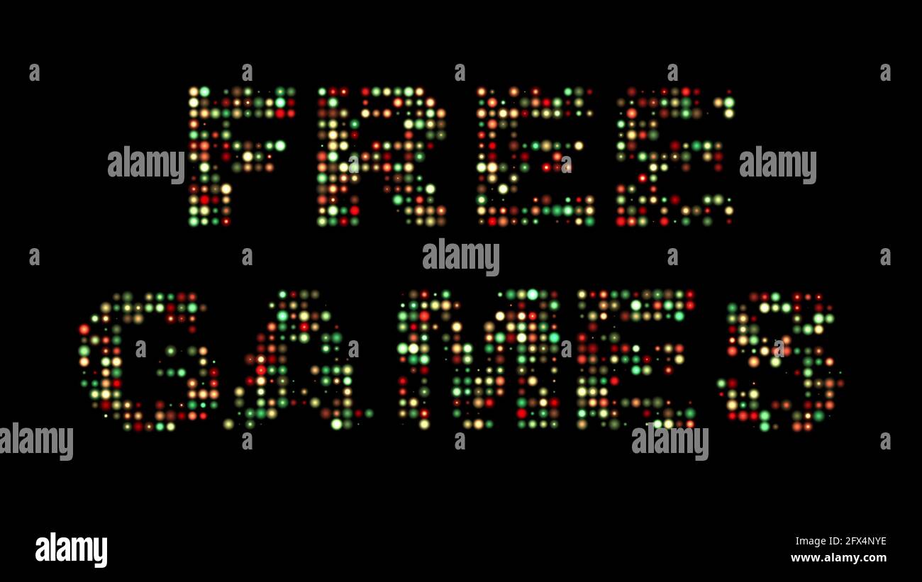 Games led sign hi-res stock photography and images - Alamy