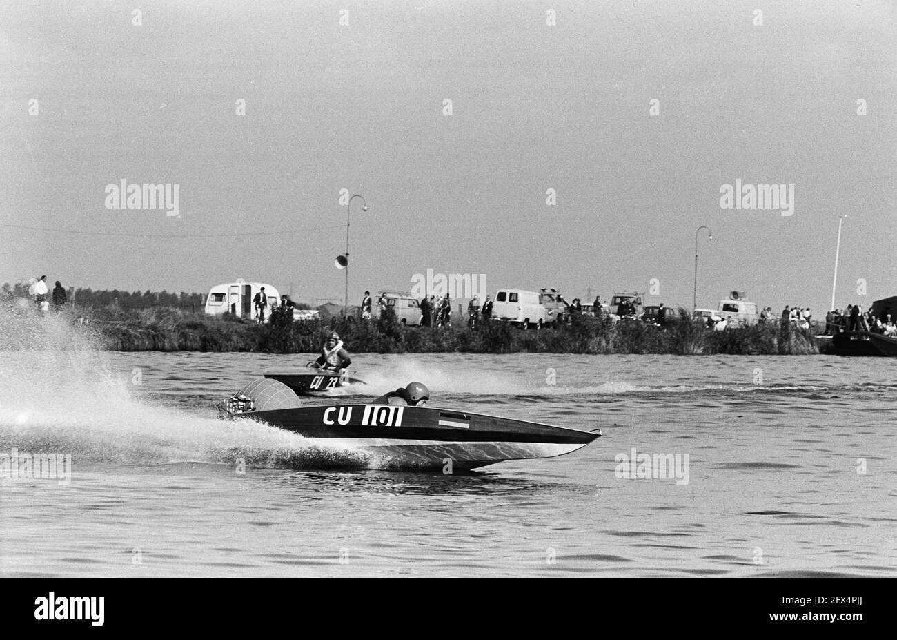 European Speedboat Championships on the Spaarne in Haarlem. In the ...