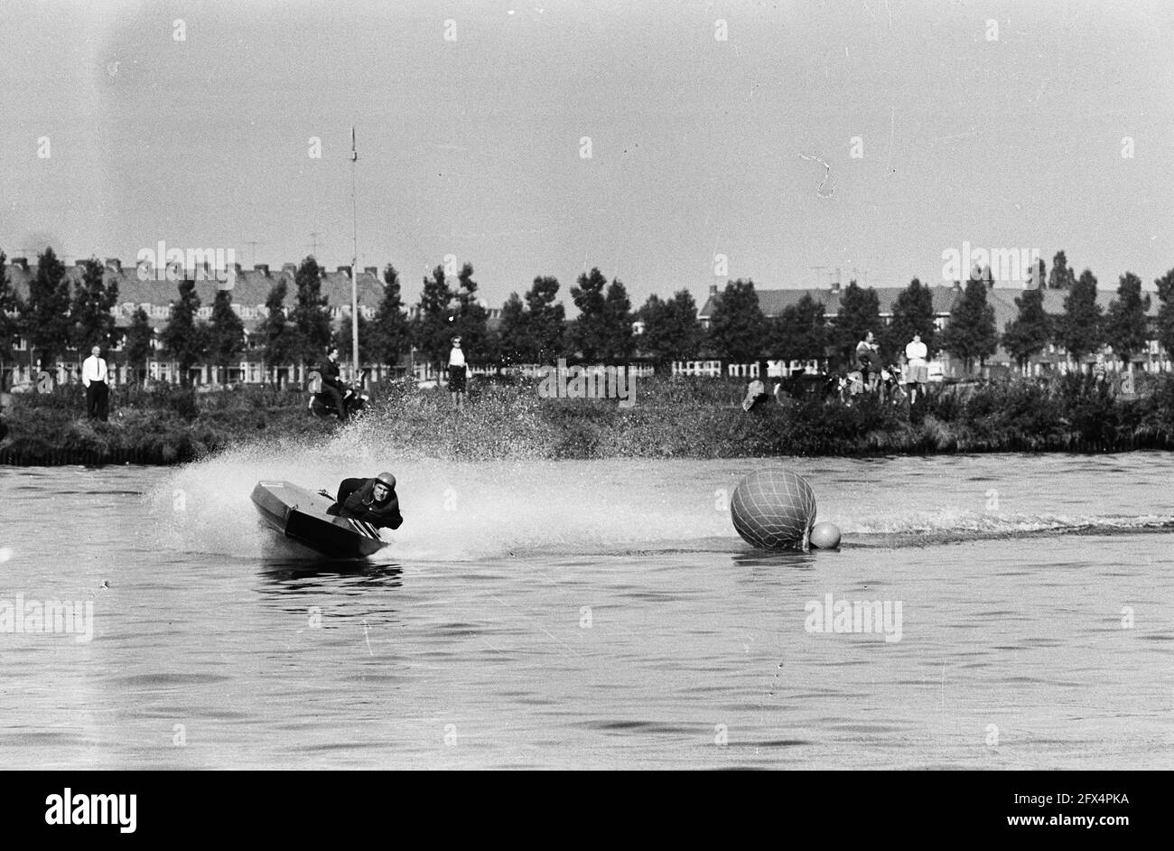 European Speedboat Championships on the Spaarne in Haarlem. The ...