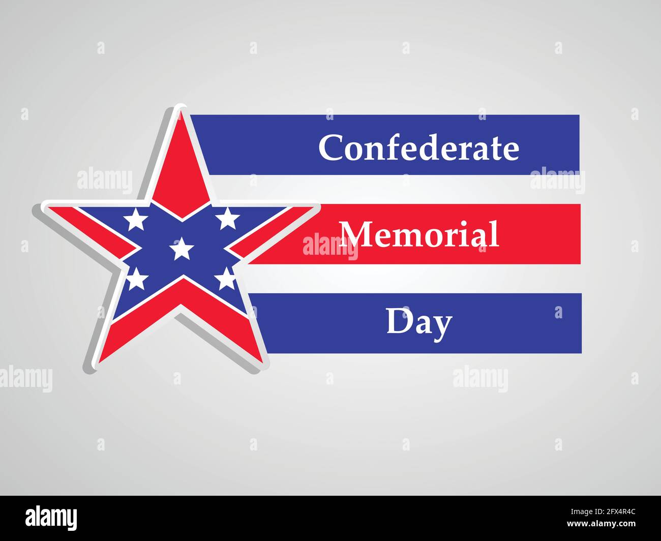 Confederate Memorial Day Stock Vector Image & Art - Alamy