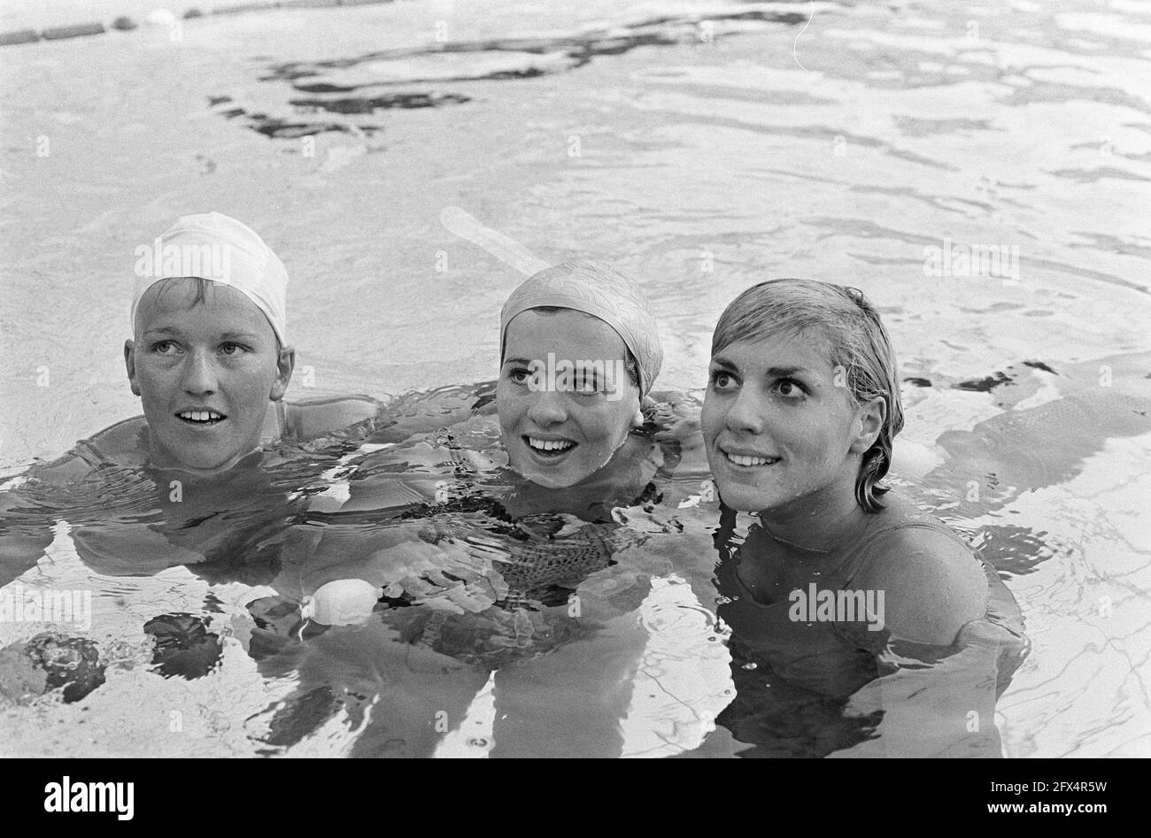 European Swimming Championships, Sikkens, Ludgrove and Caron, August 26 ...
