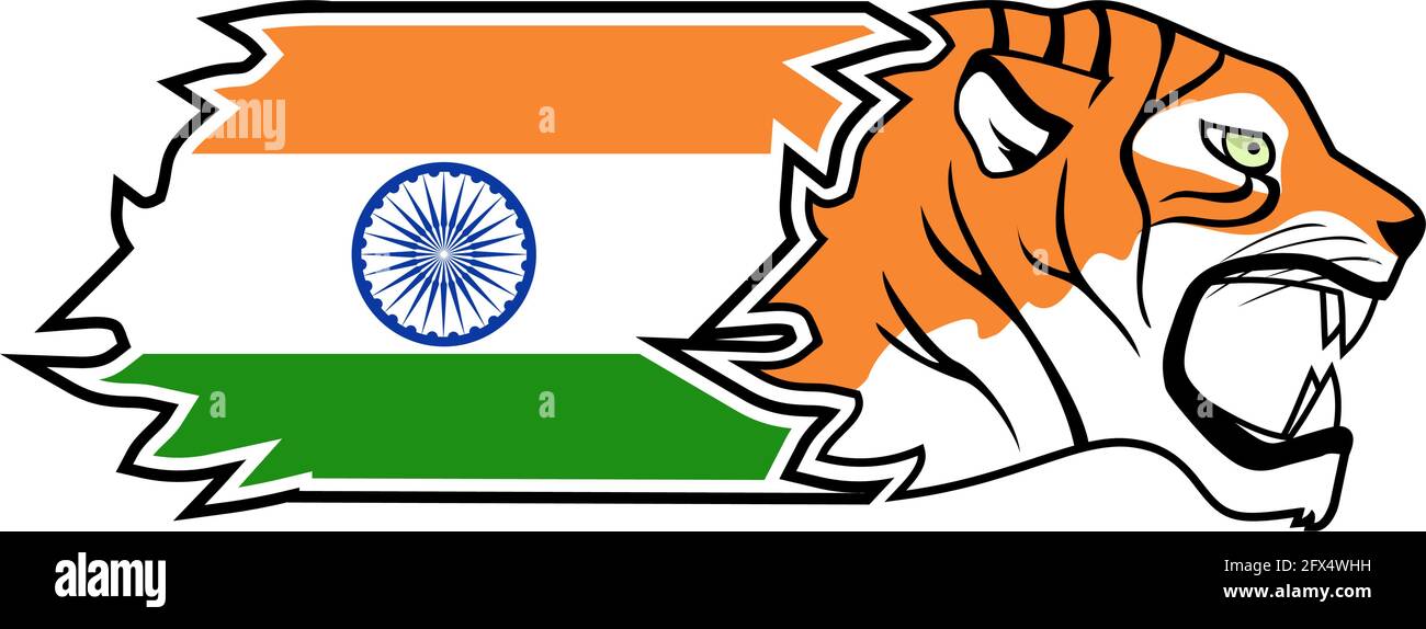 India flag animal hi-res stock photography and images - Alamy