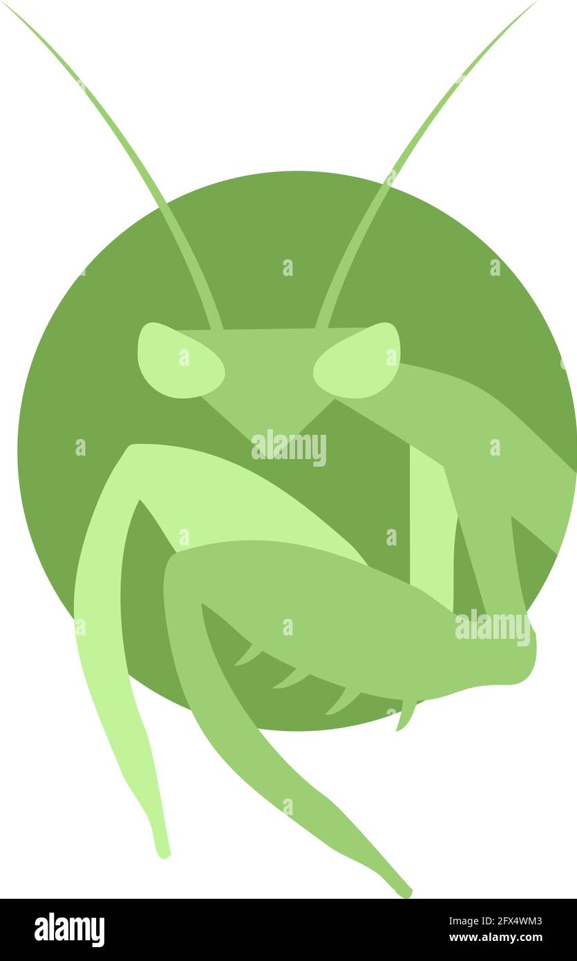 Mantis head Stock Vector Images - Alamy