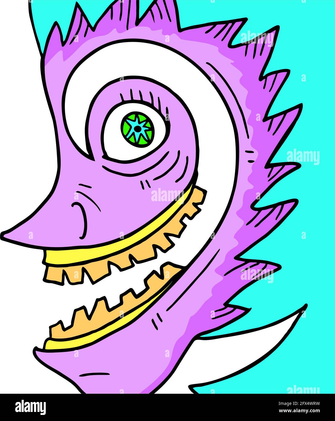 Crazy doll Stock Vector Images - Alamy