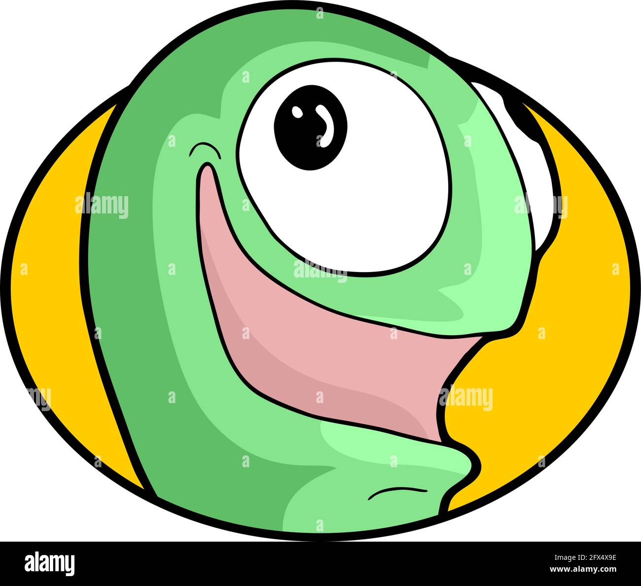 crazy funny face Stock Vector Image & Art - Alamy