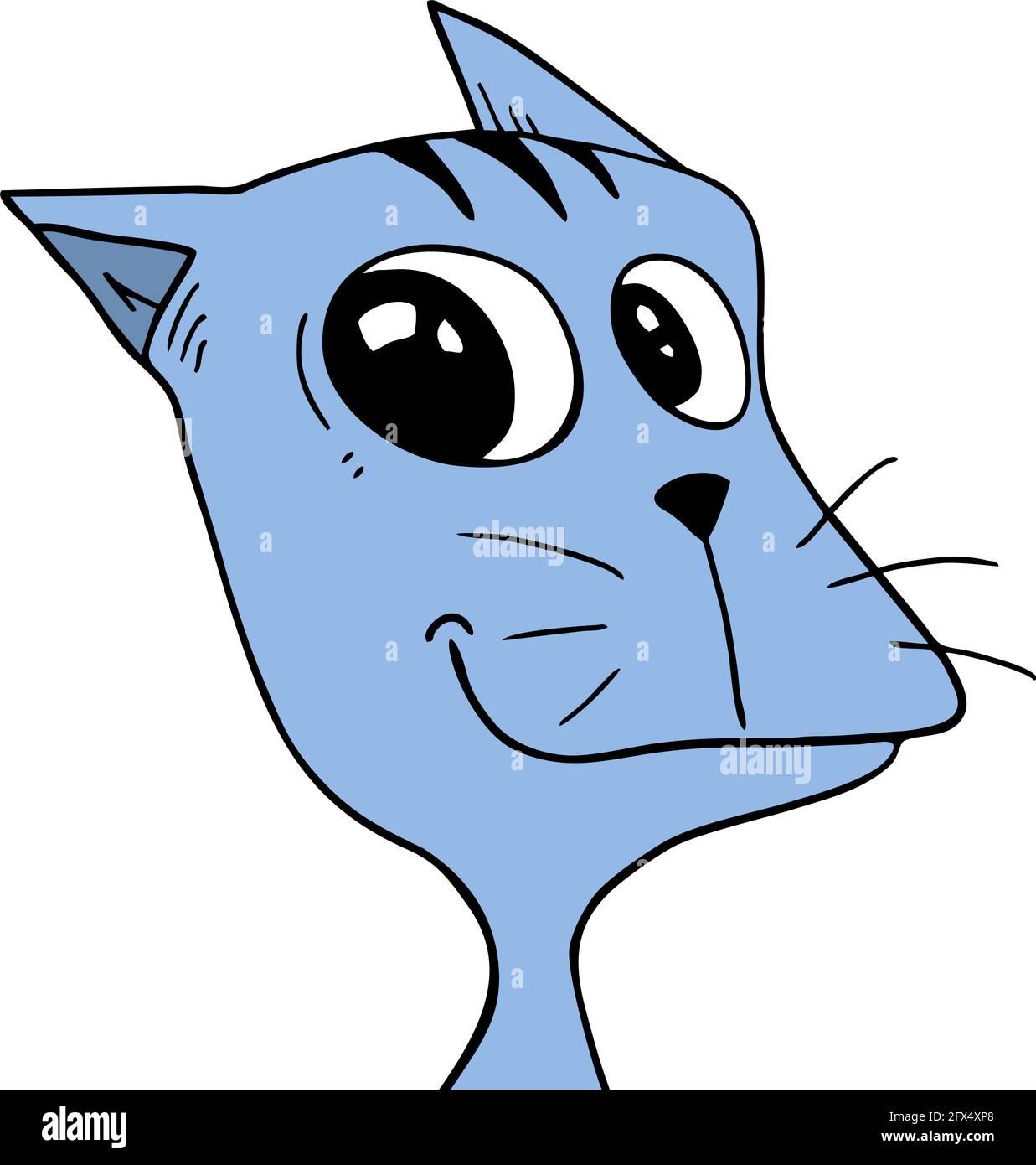 Adorable kitty face Stock Vector Images - Alamy