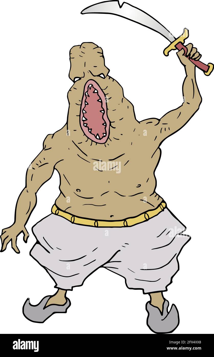 Imaginative creature draw Stock Vector Image & Art - Alamy