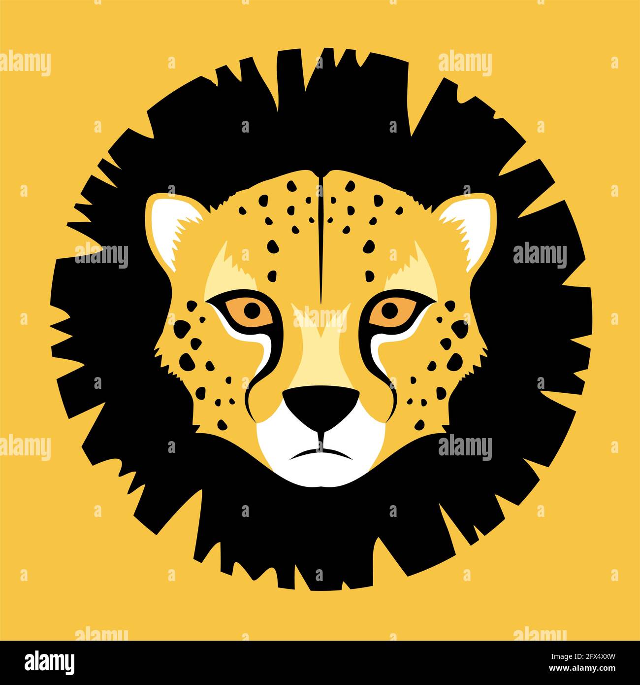Gepard vector vectors hi-res stock photography and images - Alamy