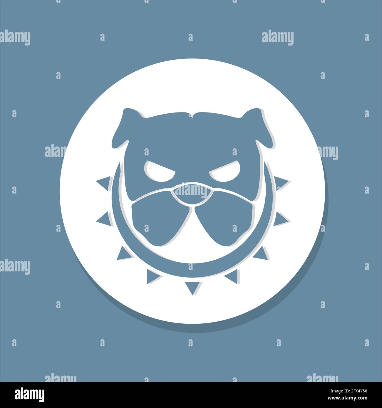 danger dog icon Stock Vector Image & Art - Alamy