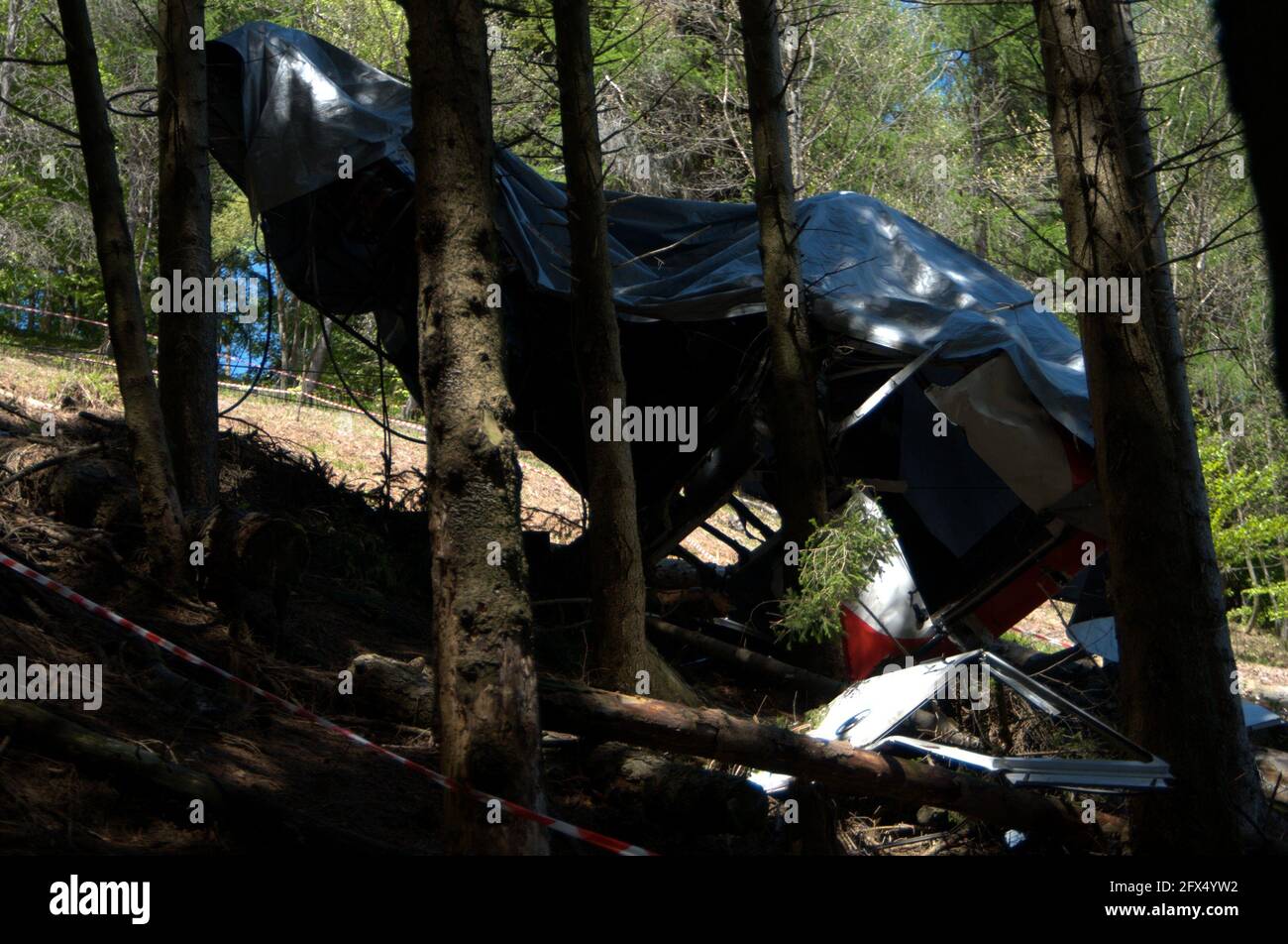 Cab Railway Stresa-Mottarone / Incidente Funivia Stresa-Mottarone. Lago ...