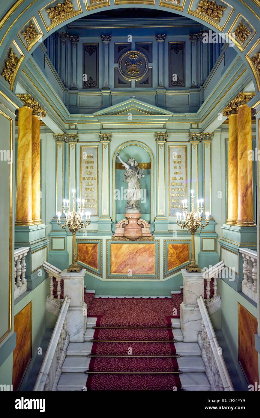 Barcelona. Catalonia. Spain. The Gran Teatre del Liceu Opera House ...