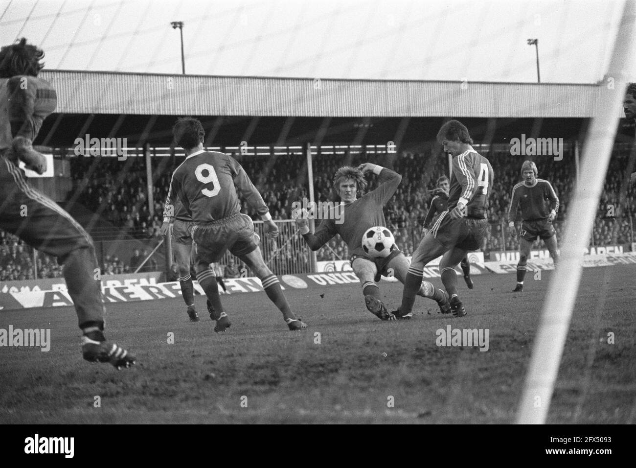 Goalkeeper van beveren sits defeated hi-res stock photography and ...