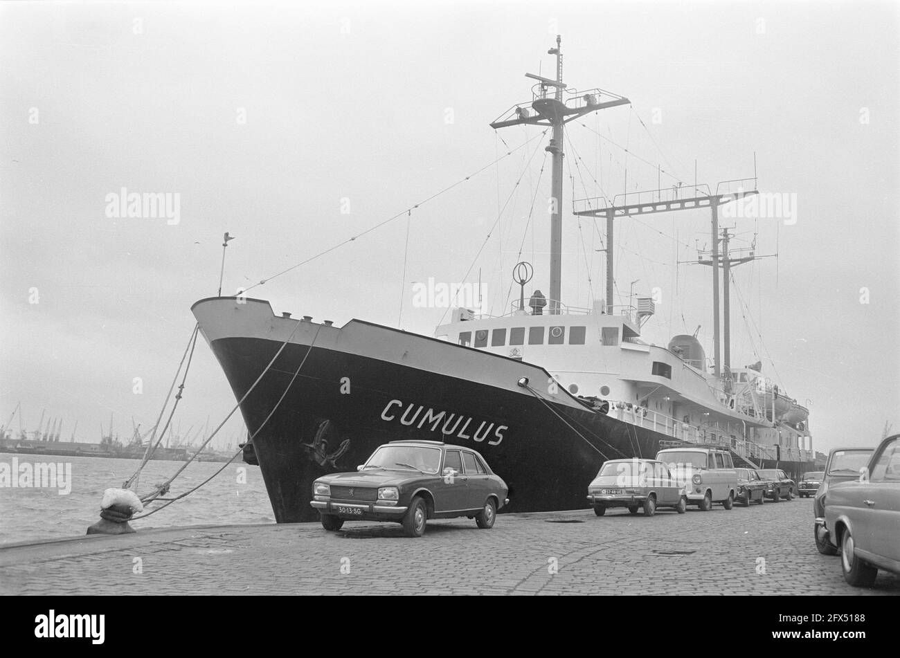 Weather ship Cumulus transferred to KNMI by Rijksluchtvaartdienst; the ...