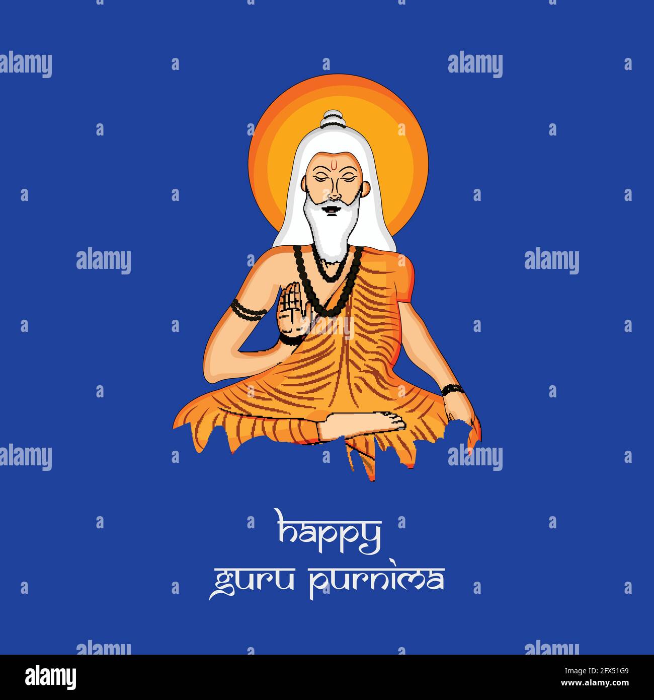 Guru purnima background Stock Vector Images - Alamy