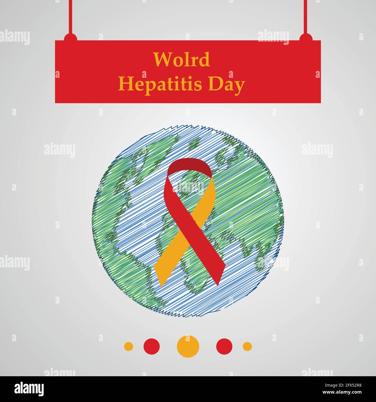 World Hepatitis Day awareness Stock Vector Image & Art - Alamy