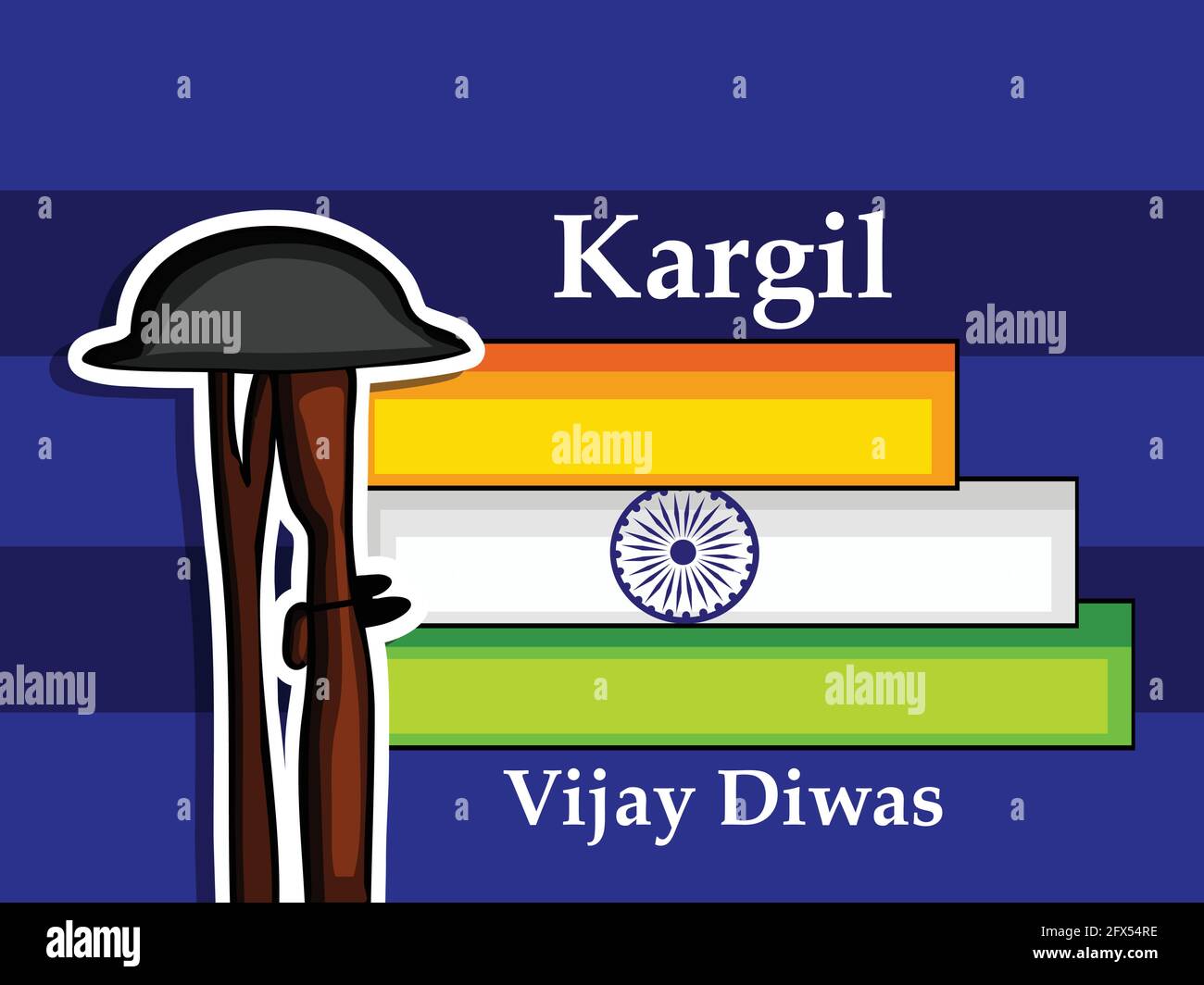 Indian Kargil Vijay Diwas background Stock Vector Image & Art - Alamy