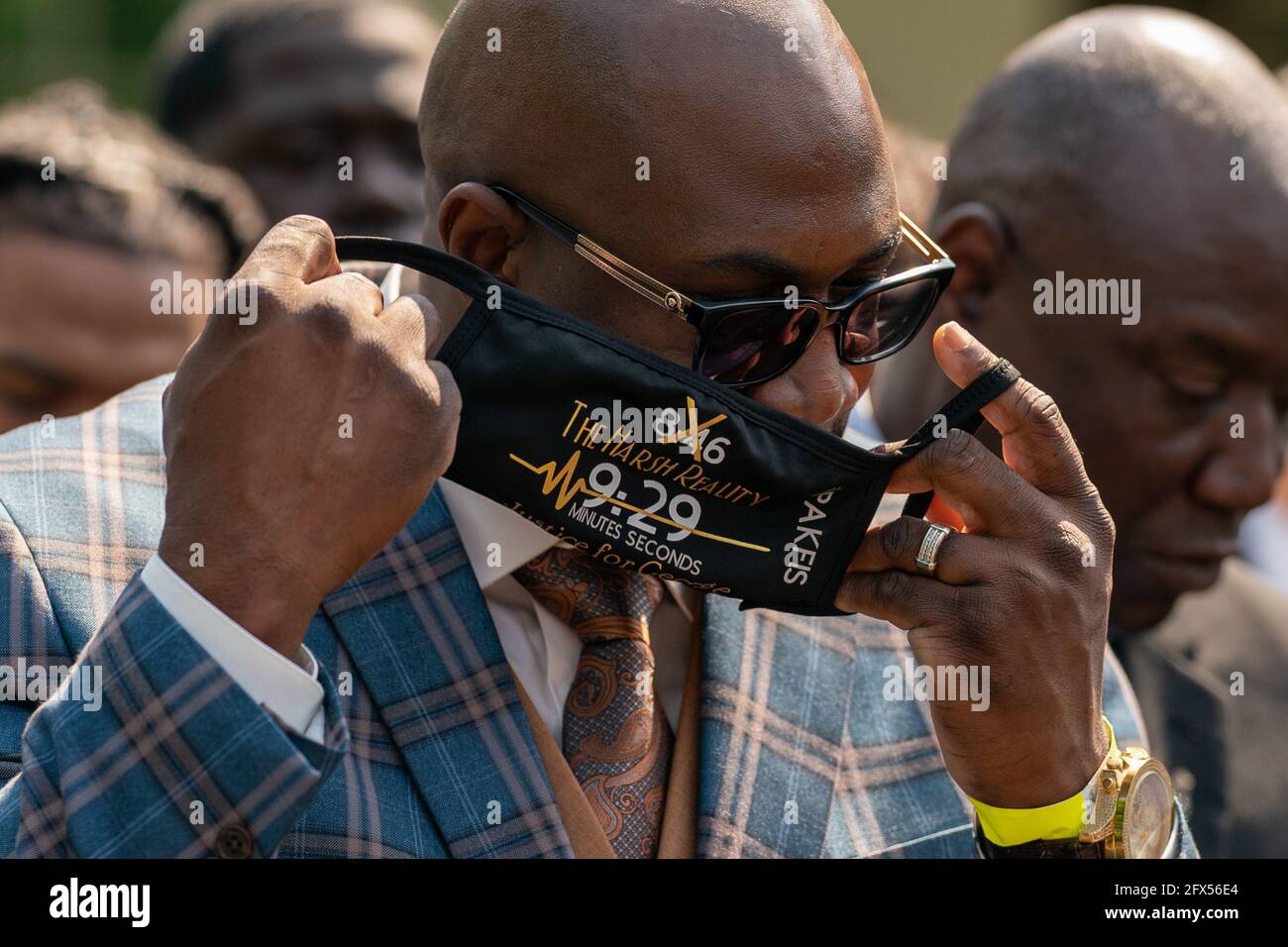 Washington, DC, USA. 25th May, 2021. Philonise Floyd, brother of George ...