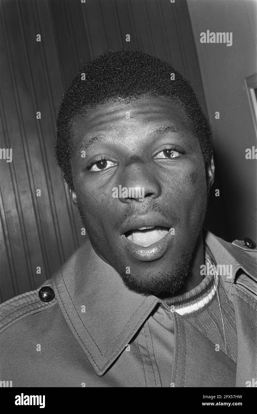 Fighting Mack (head), boxer Netherlands Antilles, October 23, 1968 ...