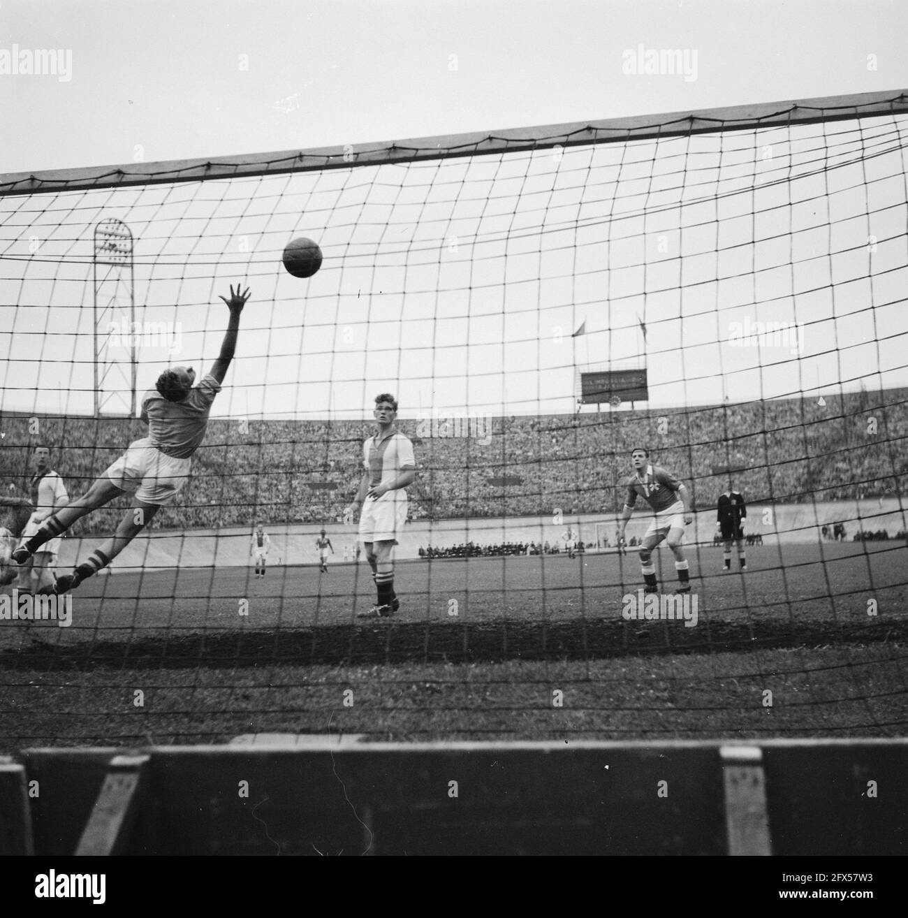 Film game moment, June 23, 1950, sports, soccer, The Netherlands, 20th ...