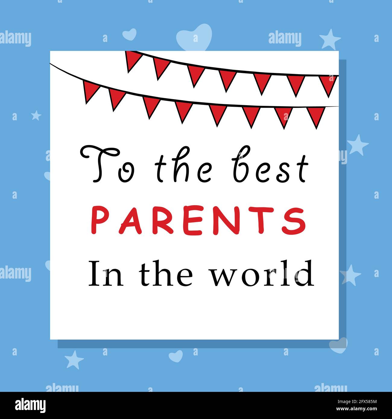 Parents Day background Stock Vector Image & Art - Alamy