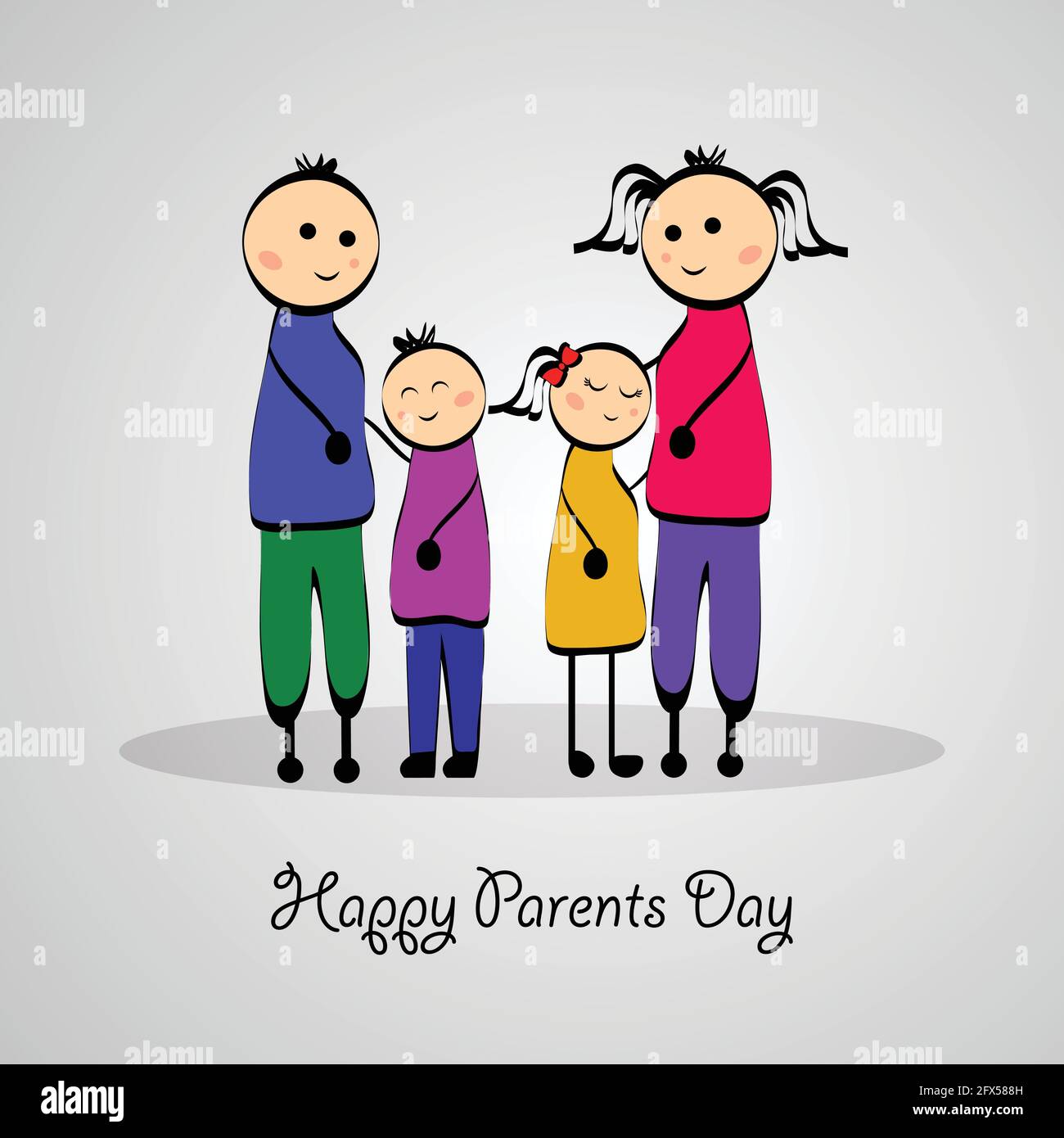 Parents Day background Stock Vector Image & Art - Alamy