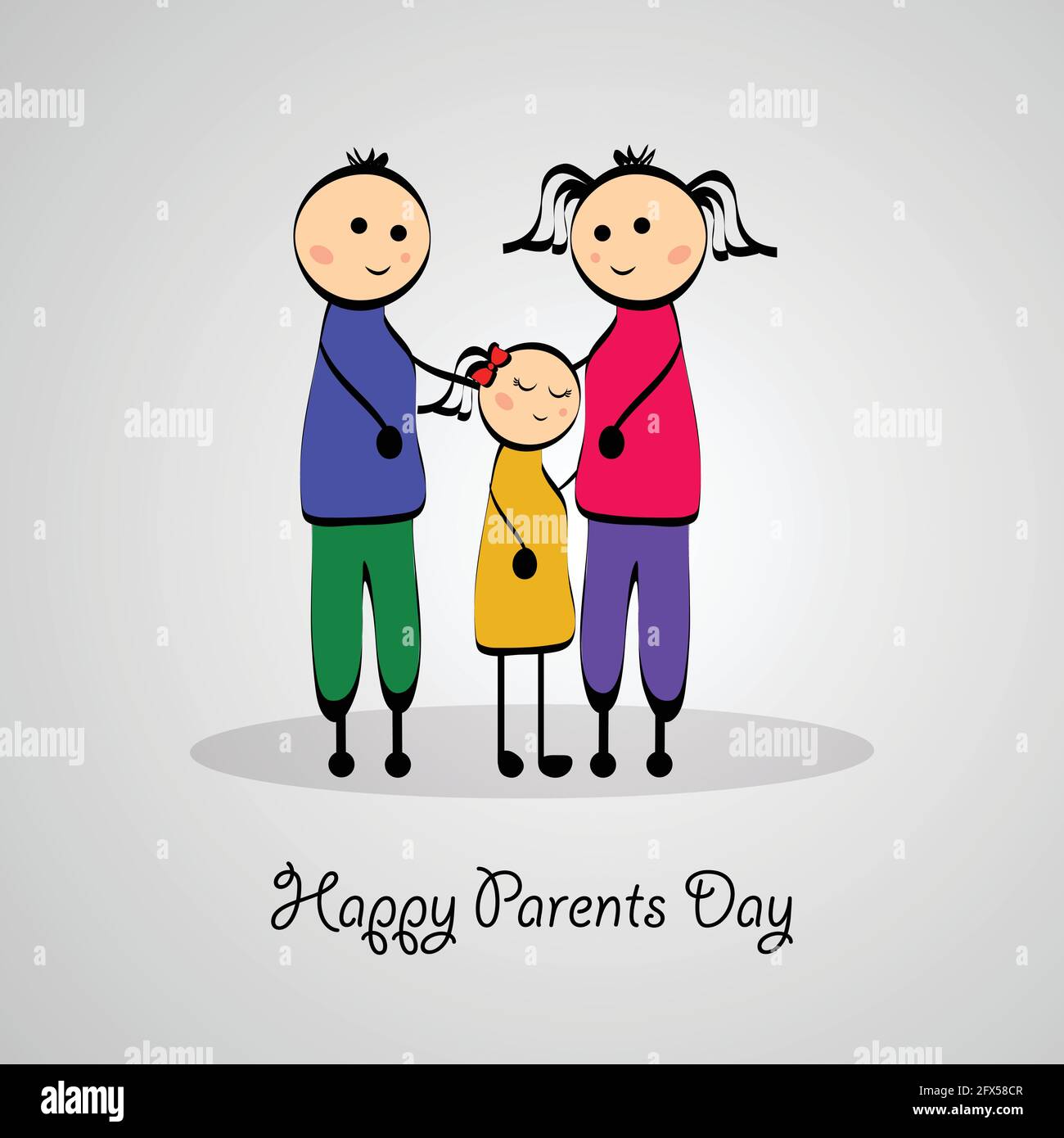 Parents Day background Stock Vector Image & Art - Alamy