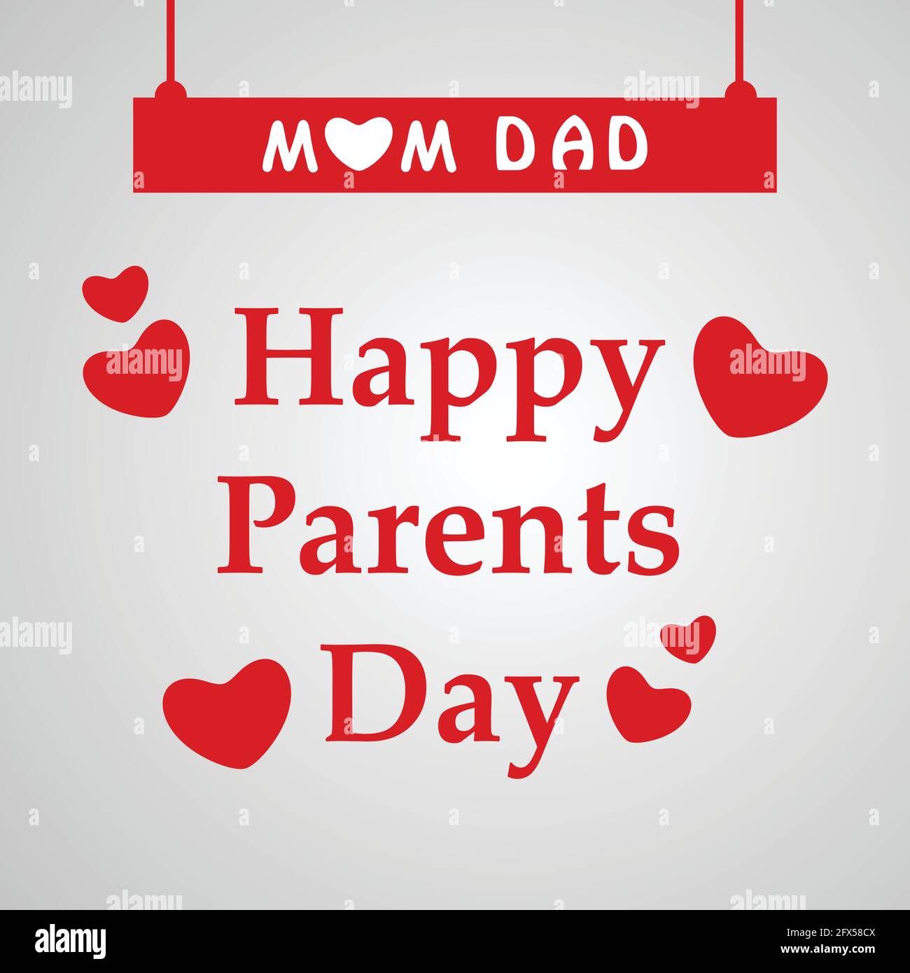 Parents Day background Stock Vector Image & Art - Alamy