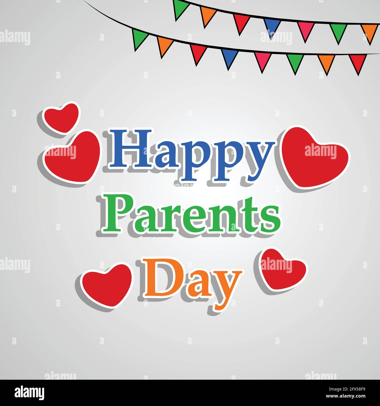 Parents Day background Stock Vector Image & Art - Alamy