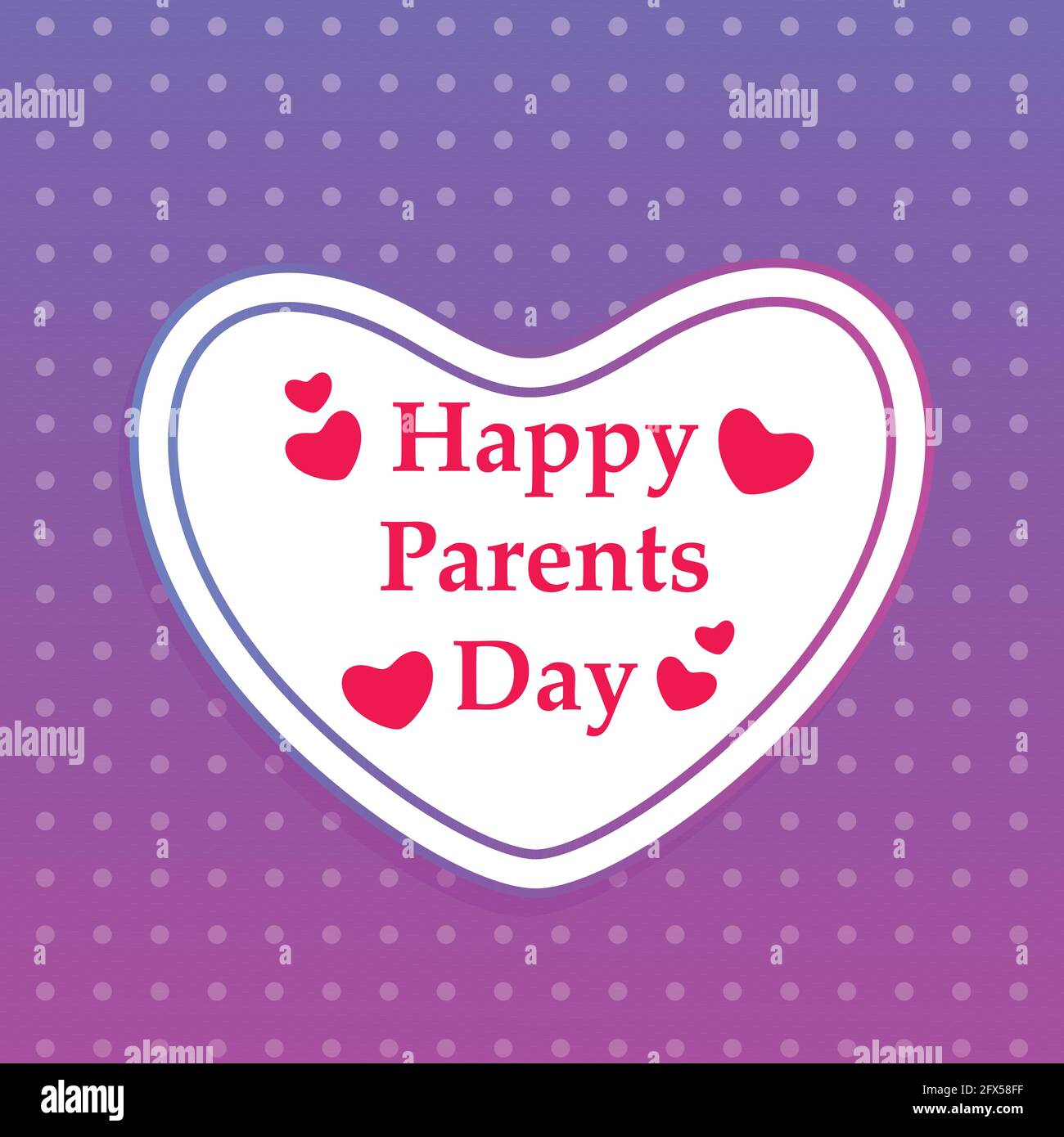 Parents Day background Stock Vector Image & Art - Alamy