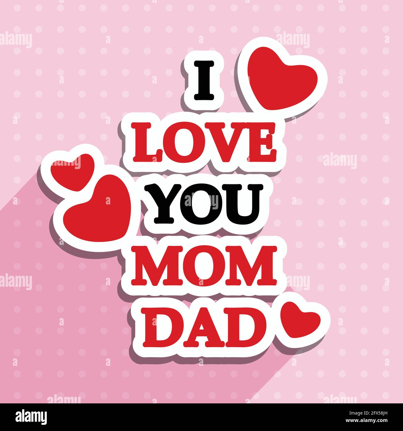 Parents Day background Stock Vector Image & Art - Alamy