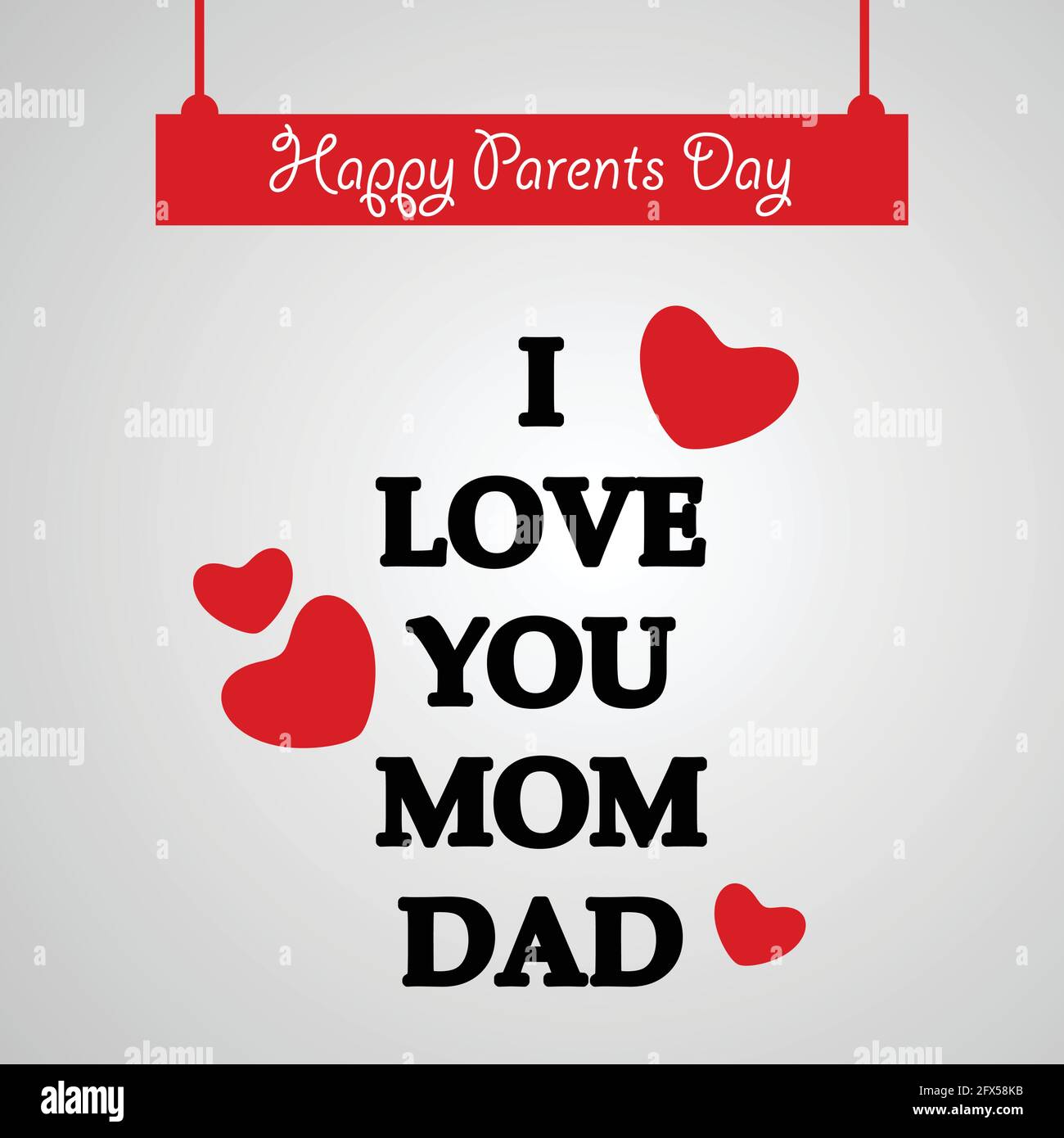 Parents Day background Stock Vector Image & Art - Alamy