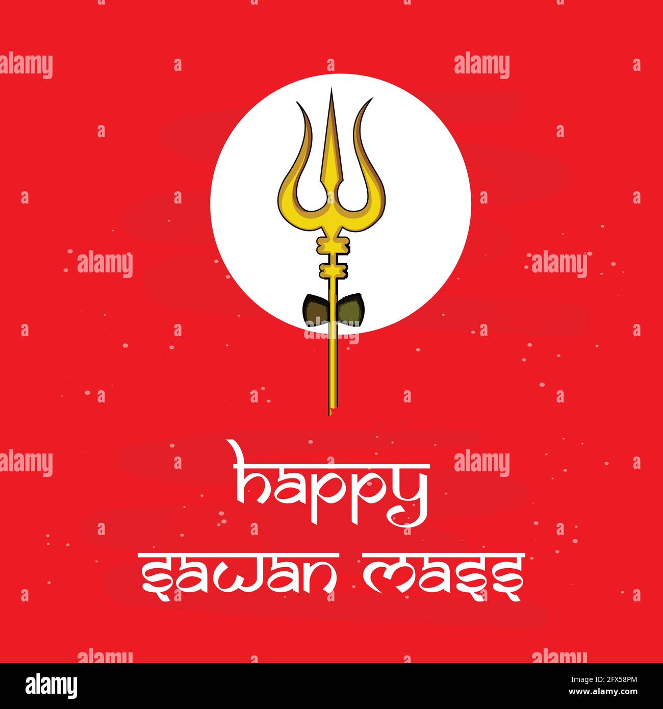Sawan Mass Hindu Festival Background Stock Vector Image & Art - Alamy