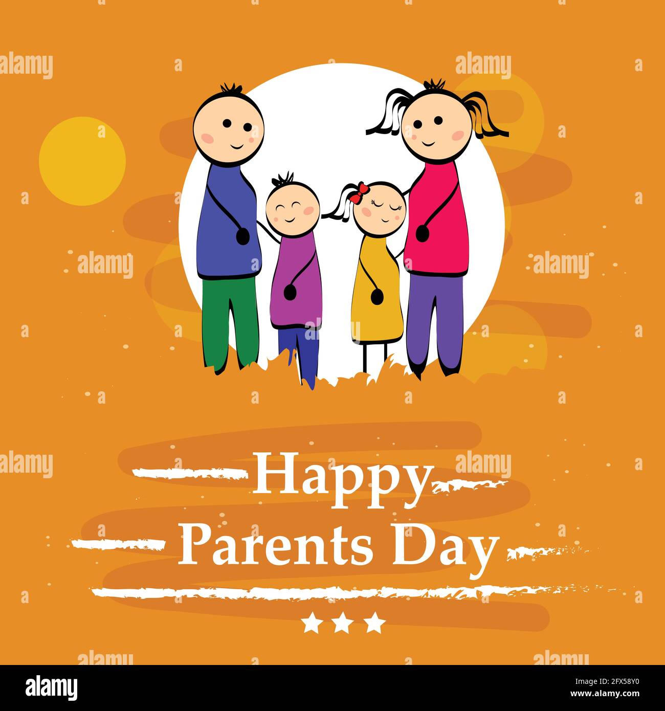 Parents Day background Stock Vector Image & Art - Alamy