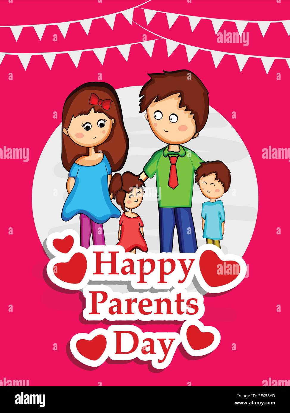 Parents Day background Stock Vector Image & Art - Alamy