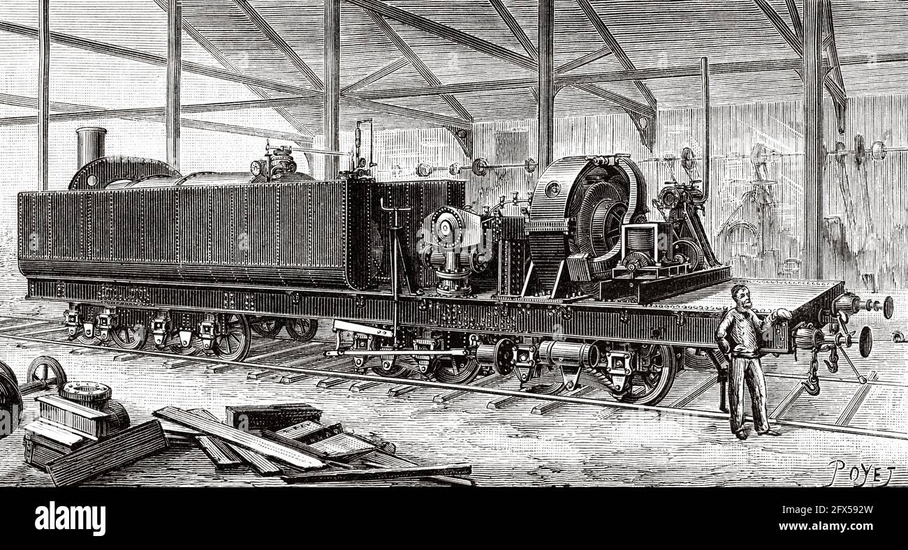 Steam locomotive 1800s hi-res stock photography and images - Alamy