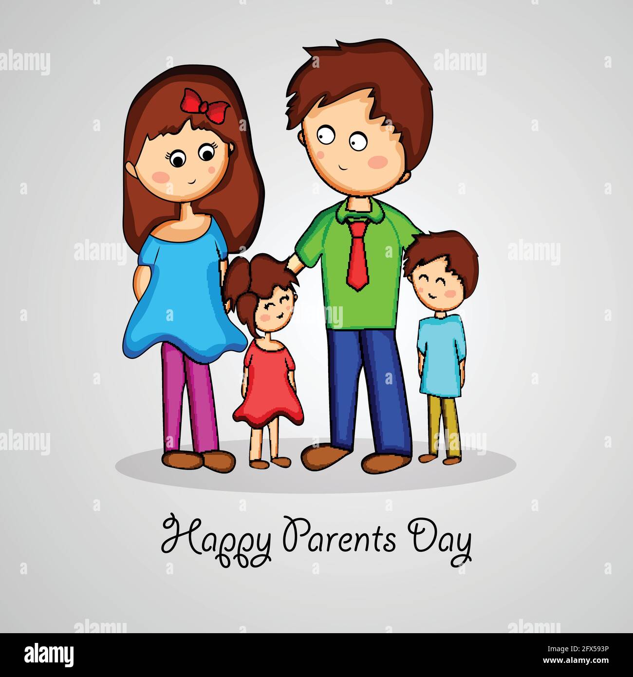 Parents Day background Stock Vector Image & Art - Alamy