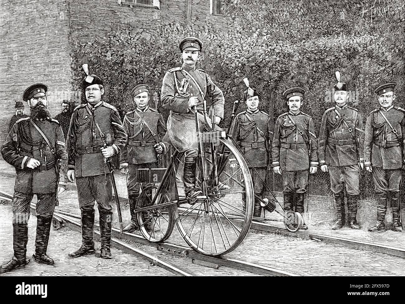 Velocipede 19th century hi-res stock photography and images - Alamy
