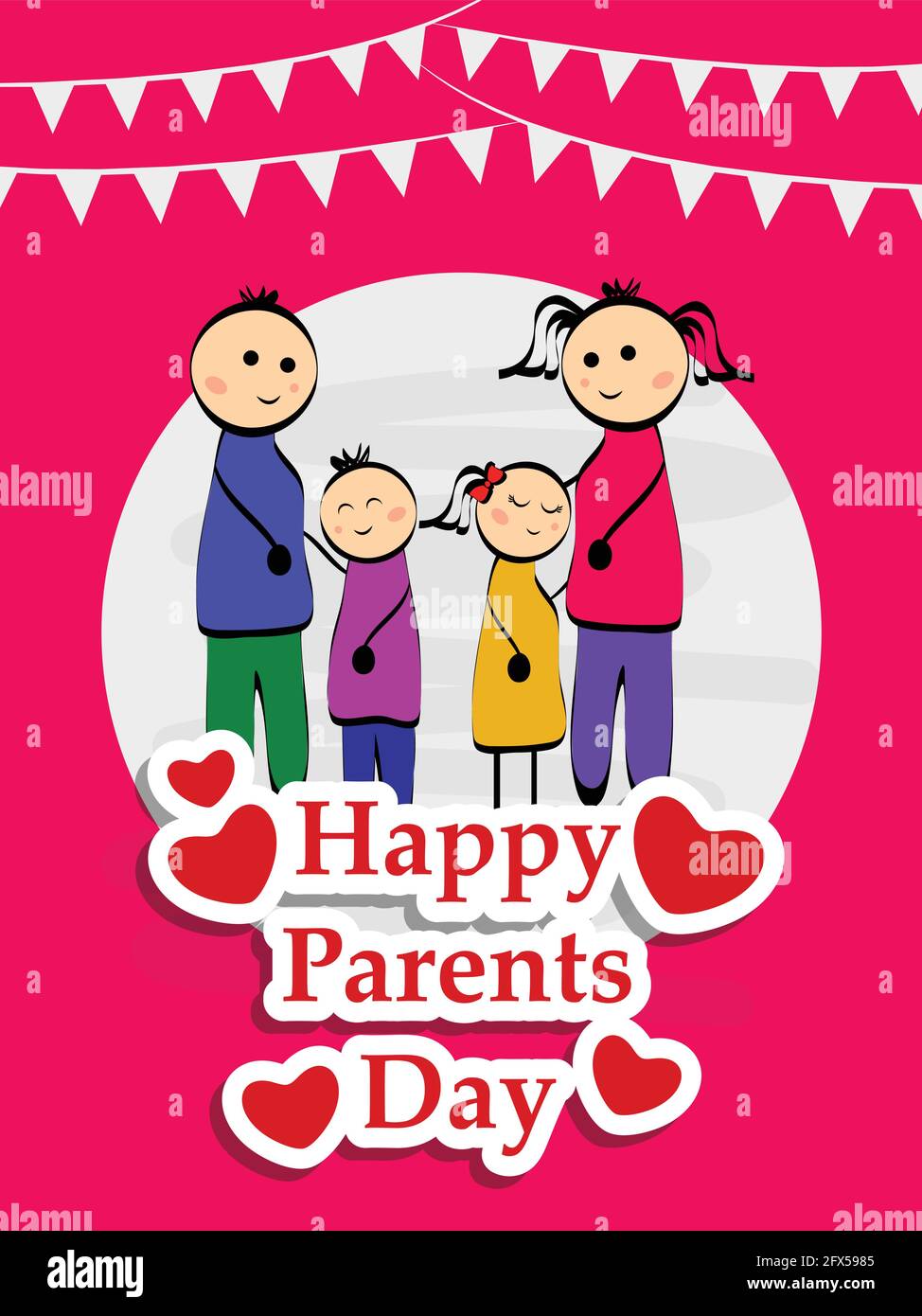 Parents Day background Stock Vector Image & Art - Alamy