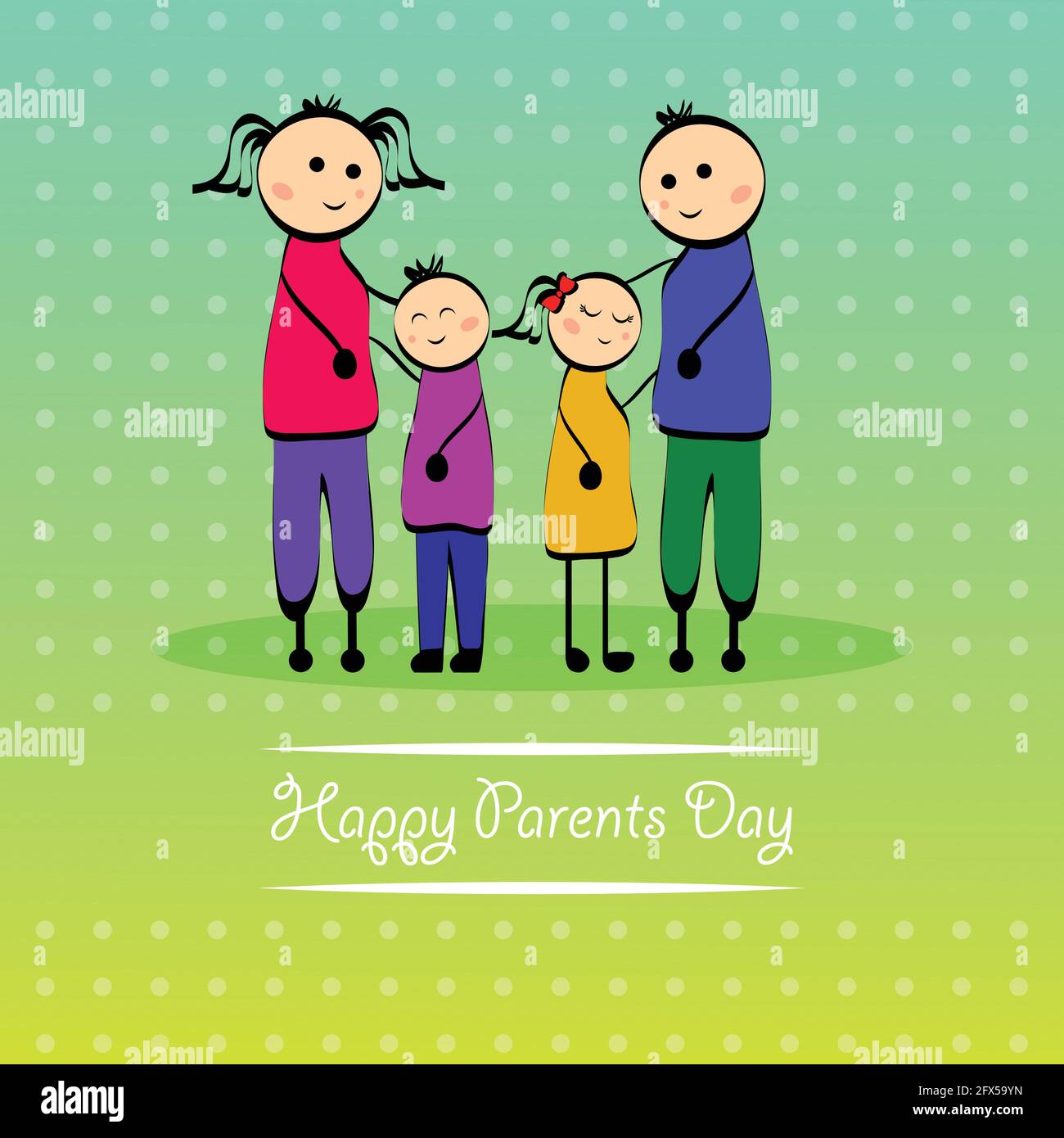 Parents Day background Stock Vector Image & Art - Alamy