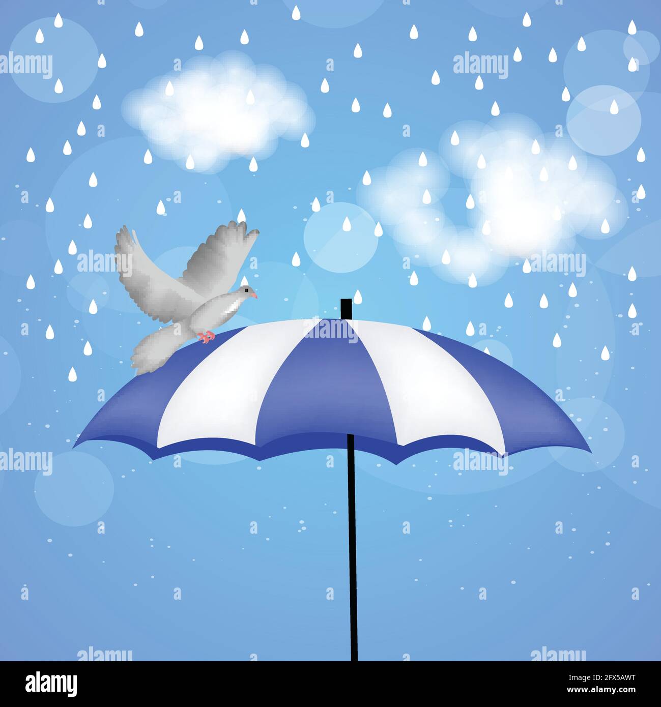 Monsoon season background Stock Vector Image & Art - Alamy