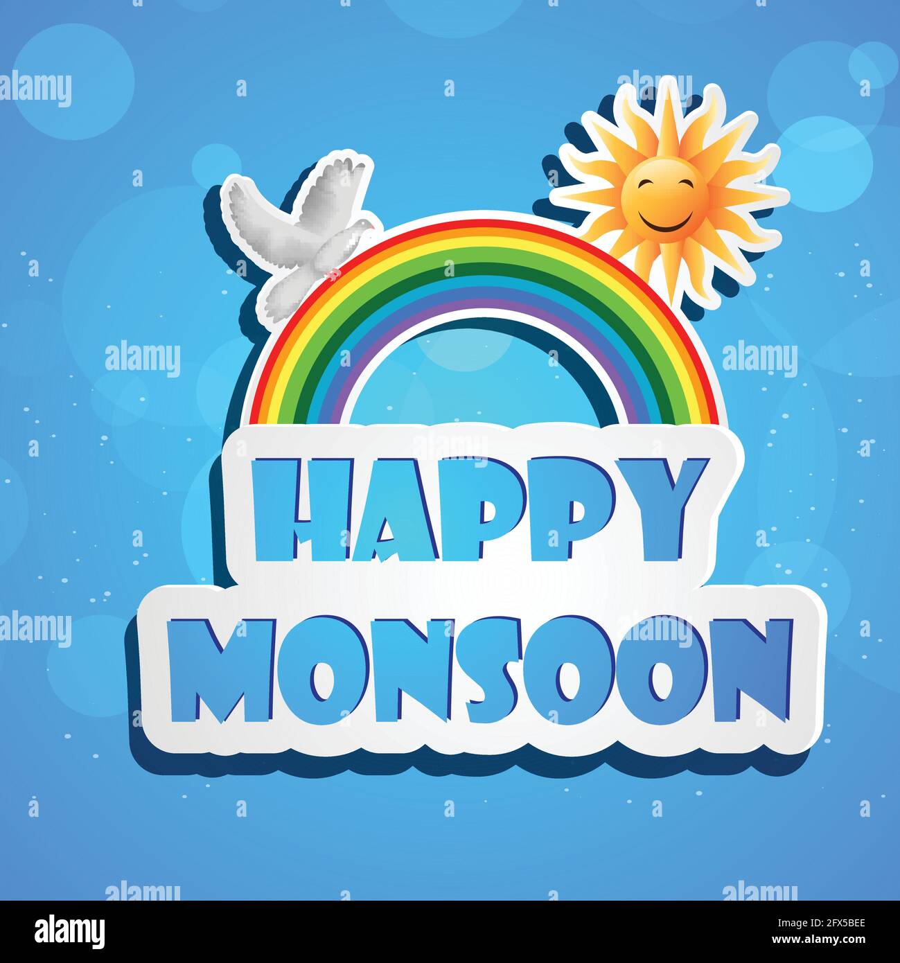 Monsoon season background Stock Vector Image & Art - Alamy